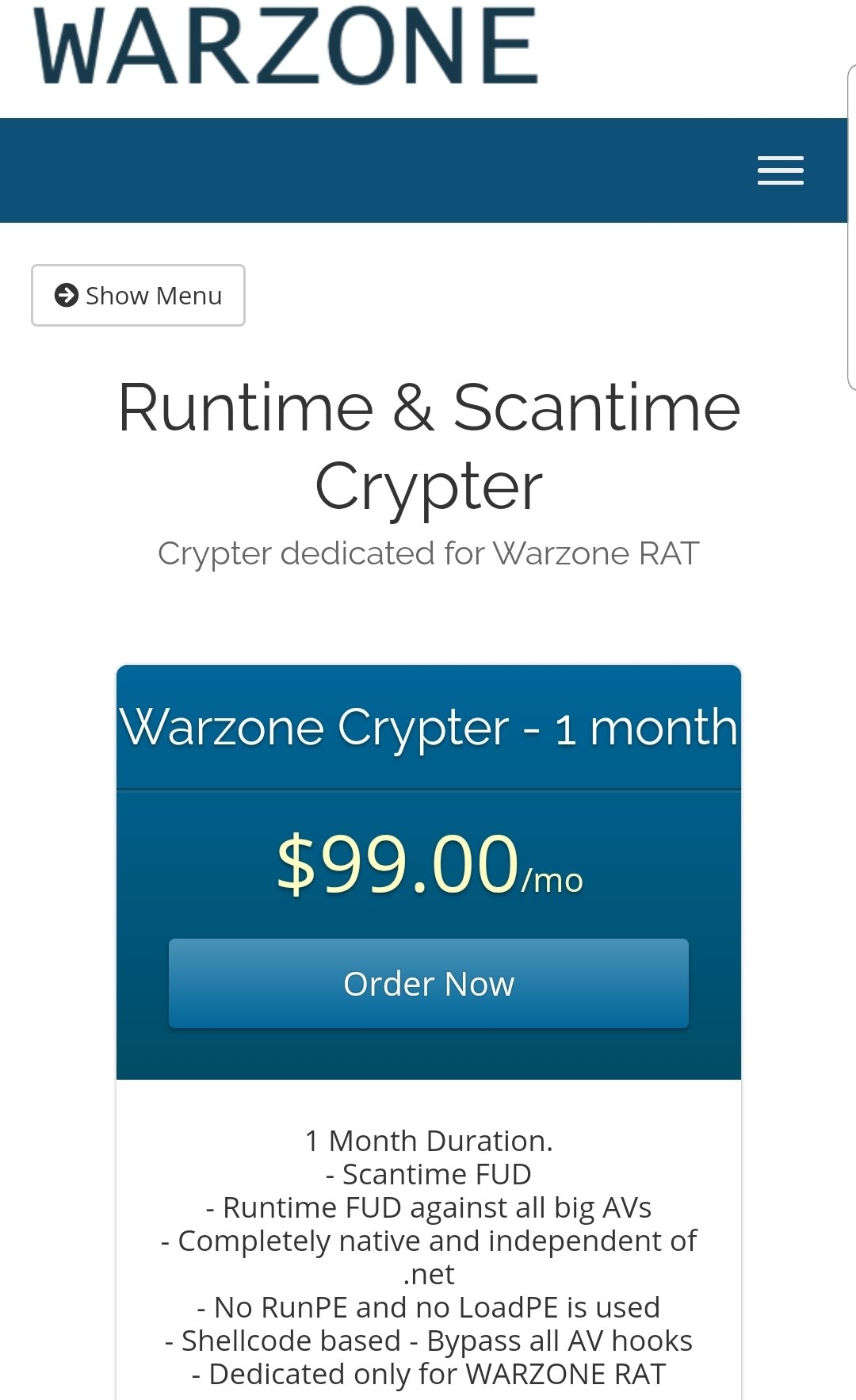Warzone RAT – xleet – The Cyber Shafarat