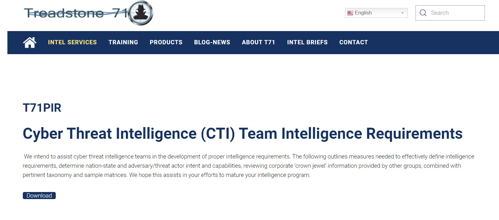 PIRs are not a set of standard reusable tasks – The Cyber Shafarat