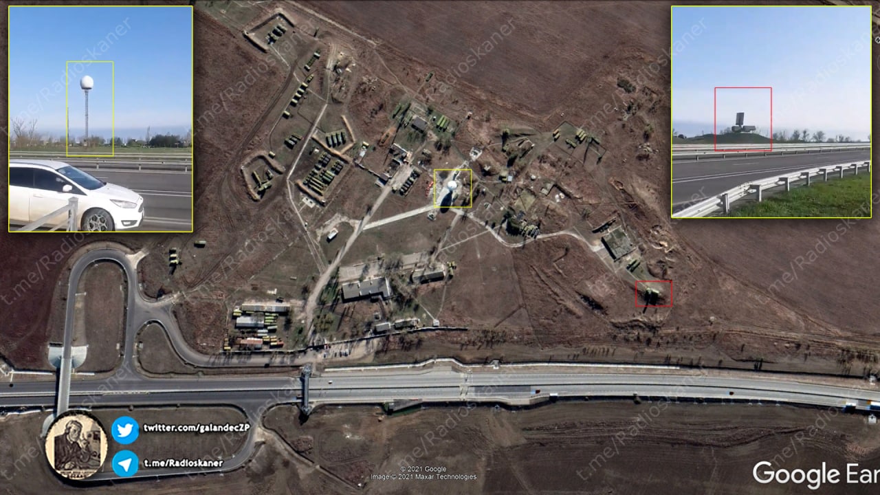 UHF radar “Protivnik-GE” (59H6-E) (part of the anti-aircraft missile ...