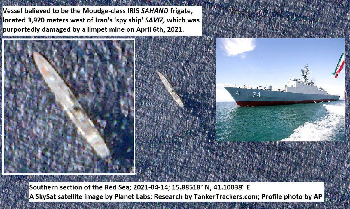 “Sahand” destroyer, Iranian warship sent to the Red Sea – The Cyber ...