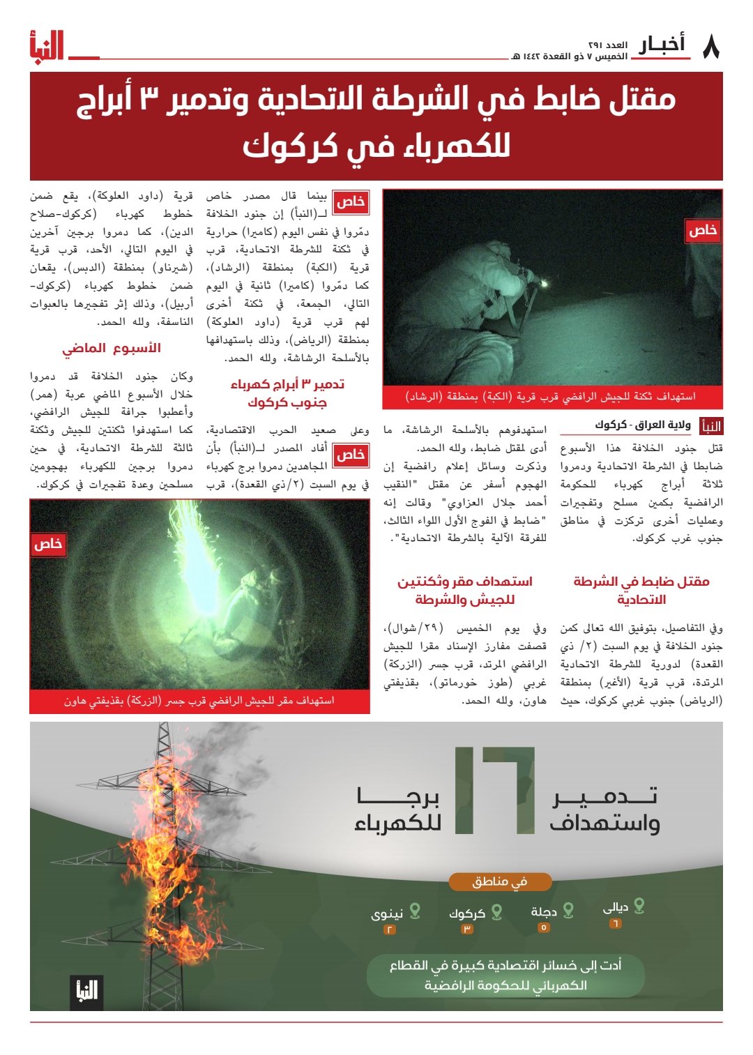 Al-Naba newspaper, issue 291Thursday 7 Dhu al-Qi’dah 1442 AH – The ...