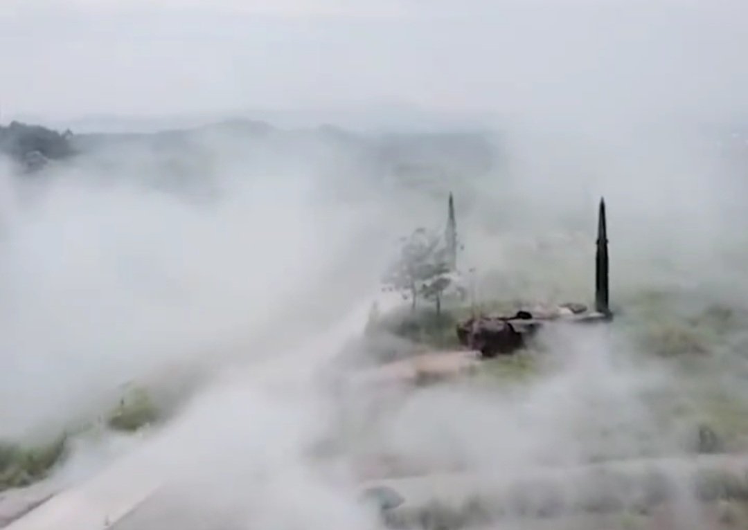 Salvo launches of Chinese DF-21D medium-range anti-ship ballistic ...