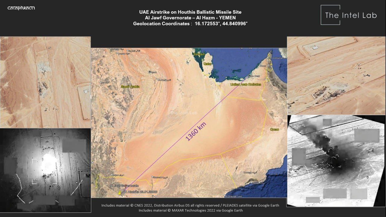 Emirati F-16 fighters identified and destroyed a ballistic missile ...