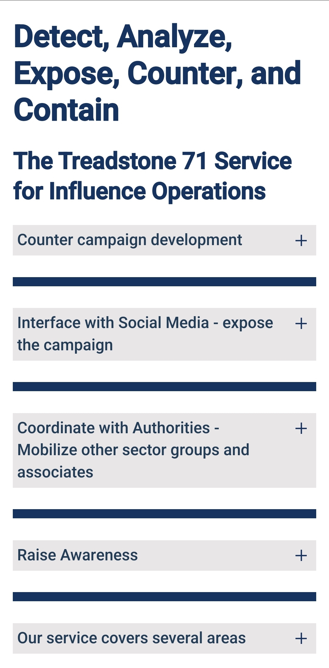 Countering Influence Operations | Treadstone 71 – The Cyber Shafarat