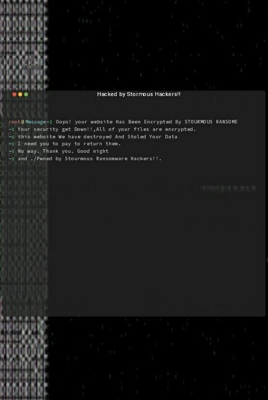 Stormous Ransomware Tickler – Give it a Guess – The Cyber Shafarat