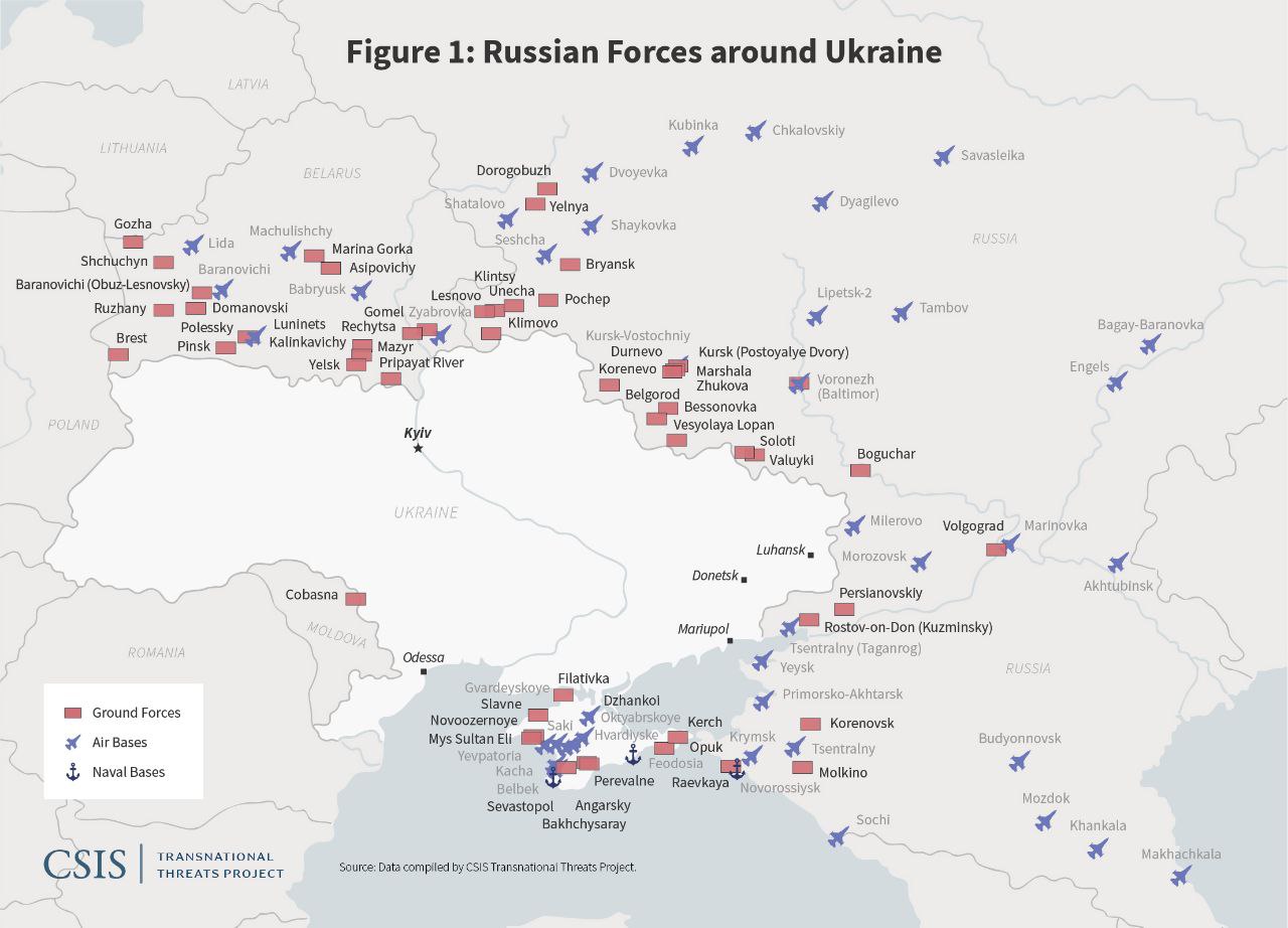 CSIS maps Russian troops Ukraine border Jan 27 Feb 18 – The Cyber ...