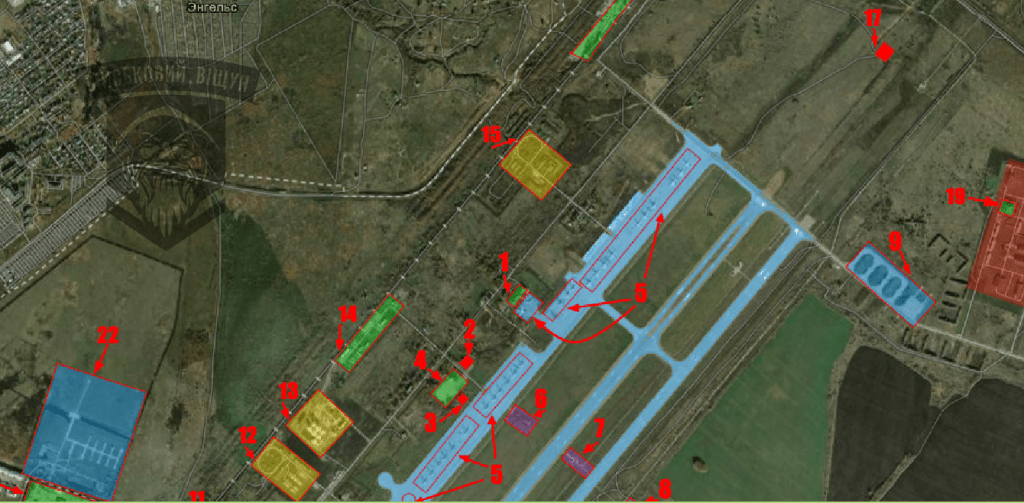 List of objects on the map of the VKS Engels base. – The Cyber Shafarat ...