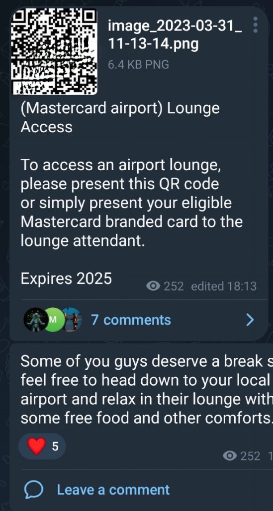 Heads up! #Mastercard Airport Lounge Access – The Cyber Shafarat