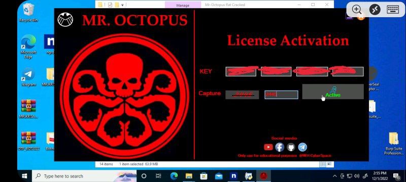 MR.OCTOPUS RAT – The Cyber Shafarat