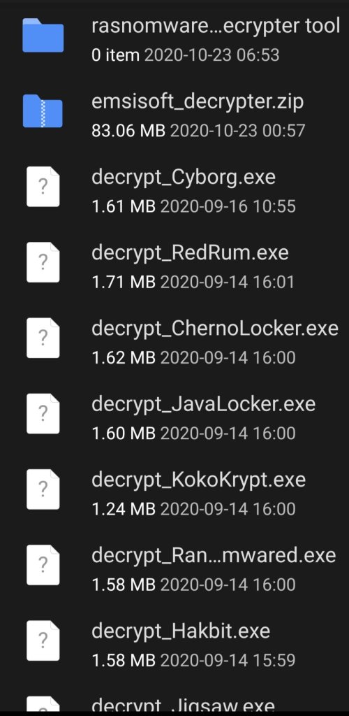 Ransomware Tools – The Cyber Shafarat