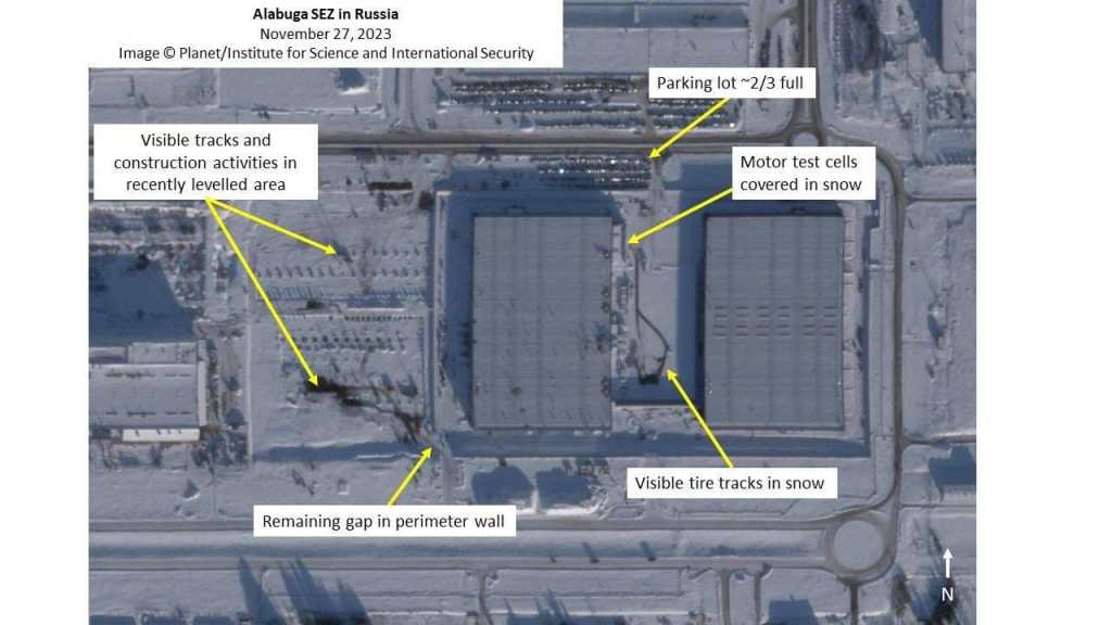 Alabuga Economic Zone located in Russia’s Yelabuga- Shahid-136, aka ...