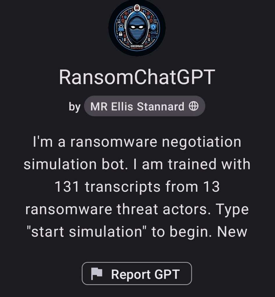 Chat simulator with ransomware – The Cyber Shafarat – Membership only site